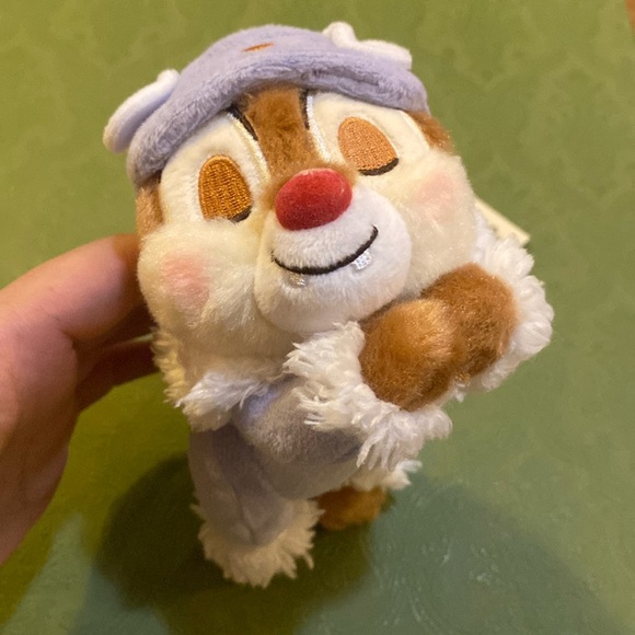 Disney | Accessories | Disney Chip And Dale Sleeping Key Chainbag Charm ...